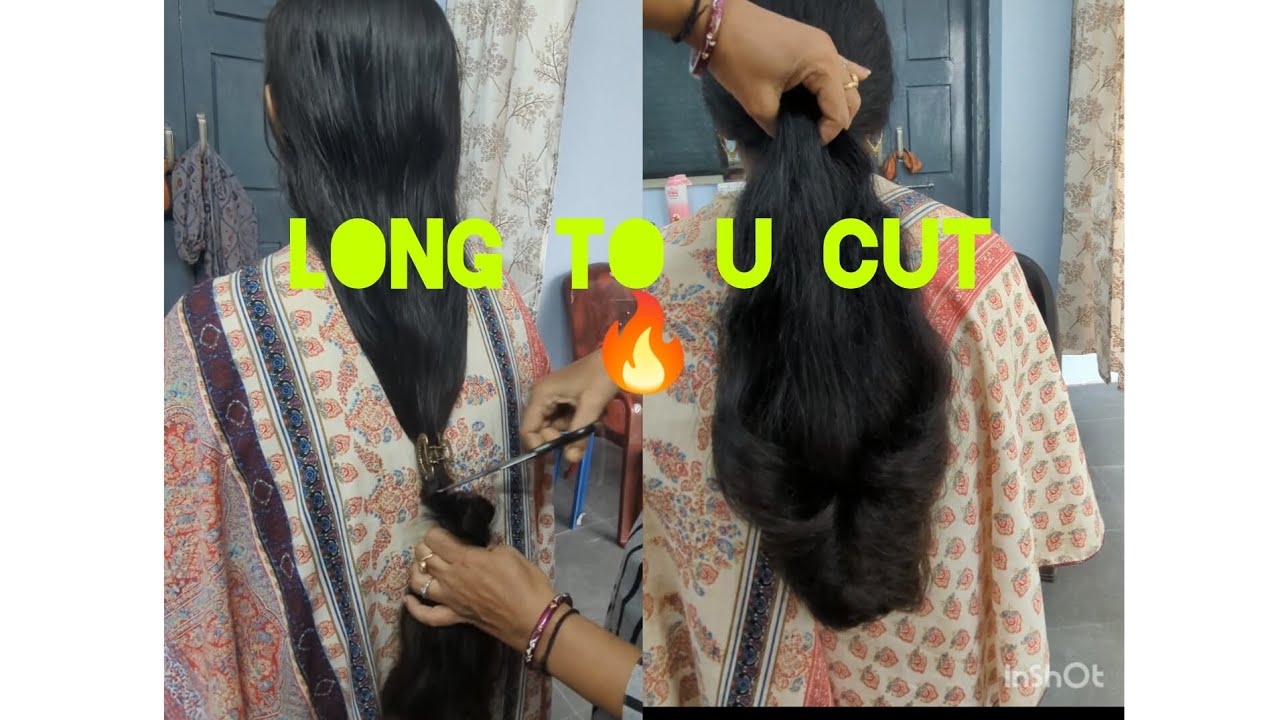 long length hair cutting 💯🔥//U cutting tutorial ️💥 // - YouTube