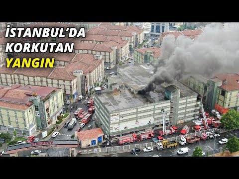 İkitelli'de fabrika yangını söndürüldü
