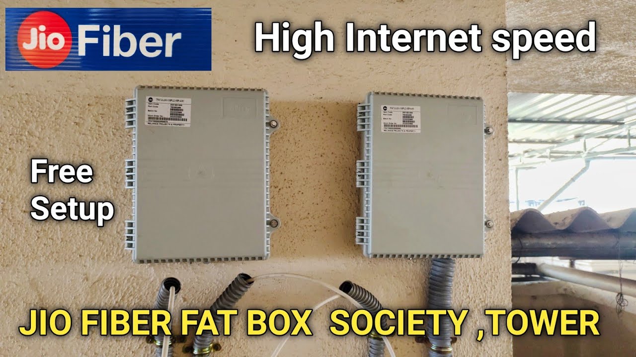 Free Jio fiber setup in society Installation - YouTube
