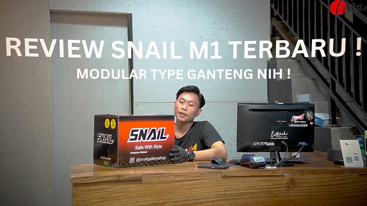 SNAIL HELMET M1 MODULAR TIPE | LAMA HILANG KINI MUNCUL DENGAN TIPE BARU ...