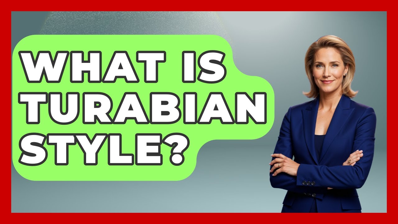 What Is Turabian Style? - Literary Icons - YouTube
