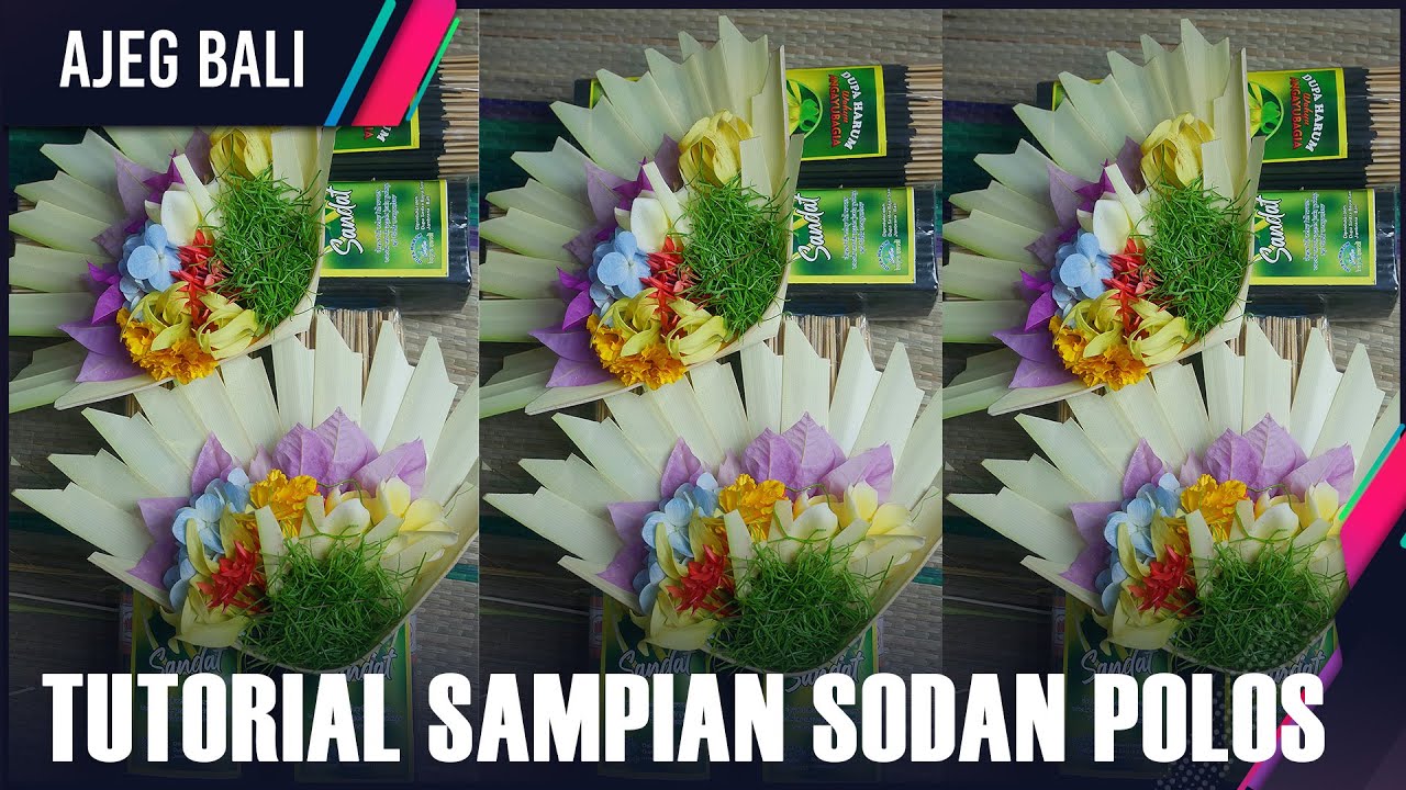 Tutorial Sampian Sodan Polos, Irit Janur & Mudah Ditiru | Belajar ...