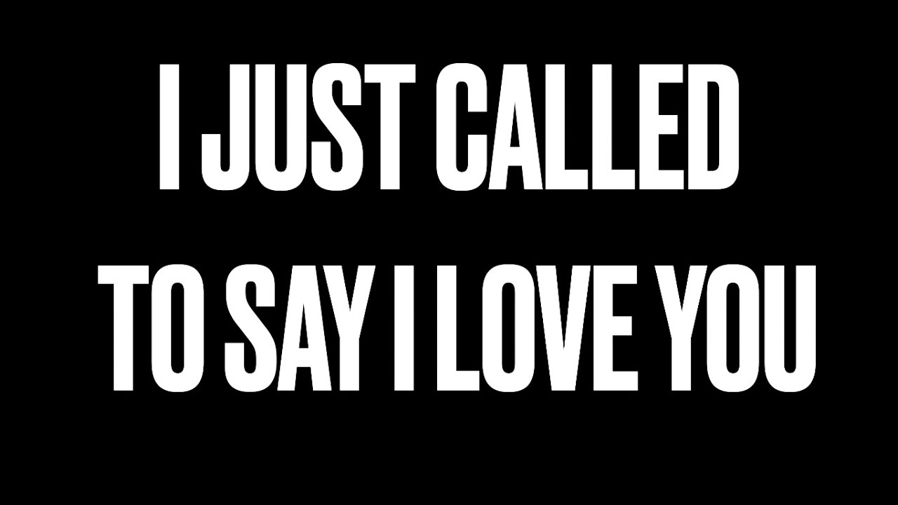 I JUST CALLED TO SAY I LOVE YOU BY Stevie Wonder FEATURING EVA 1 - YouTube