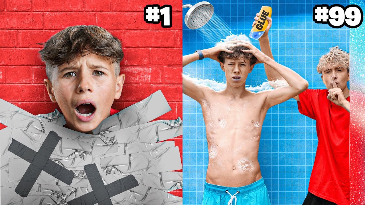 100 PRANKS IN 24 HOURS!! - YouTube