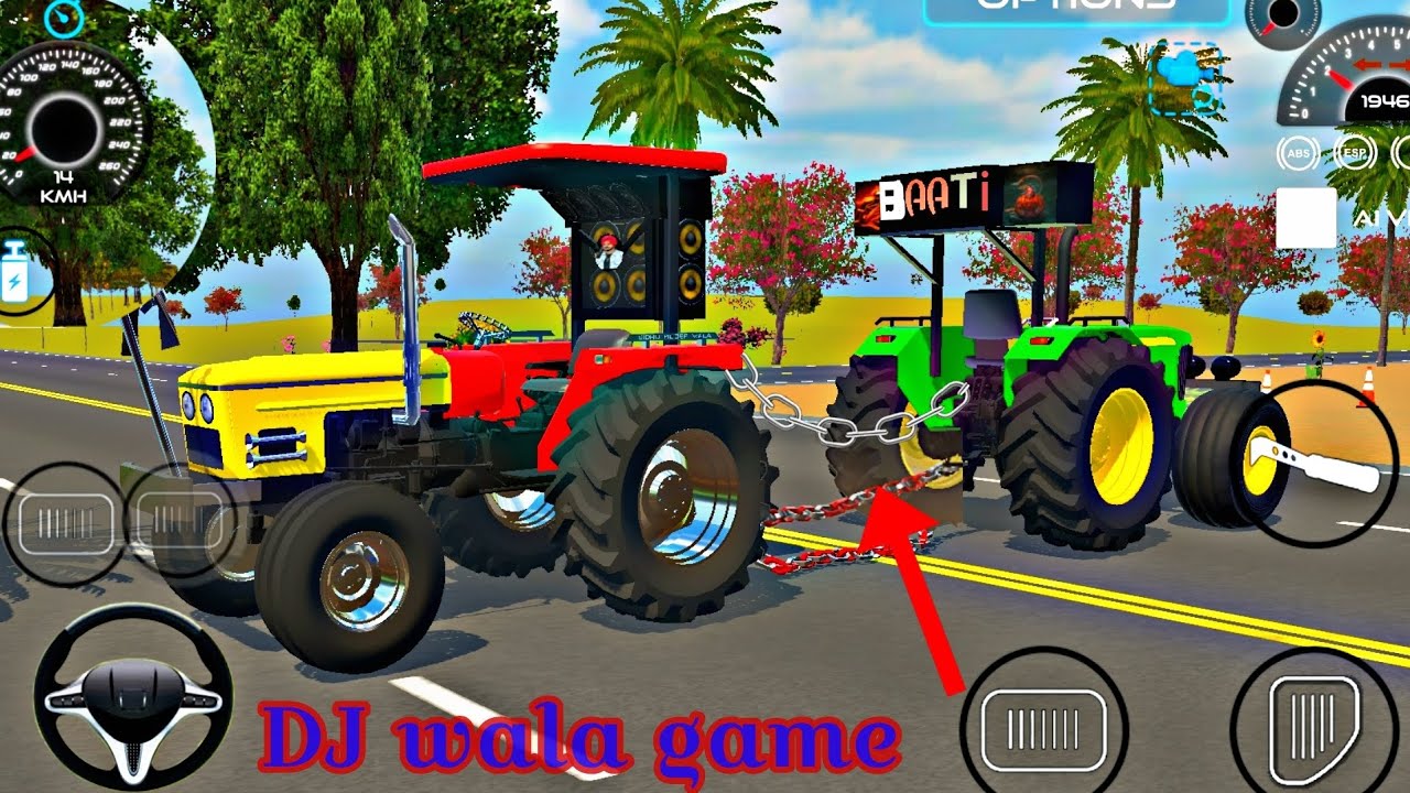 DJ WALA TRACTOR SIMULATOR I INDIAN TRACTOR GAME I SIDDHU MUSSAY WALA ...