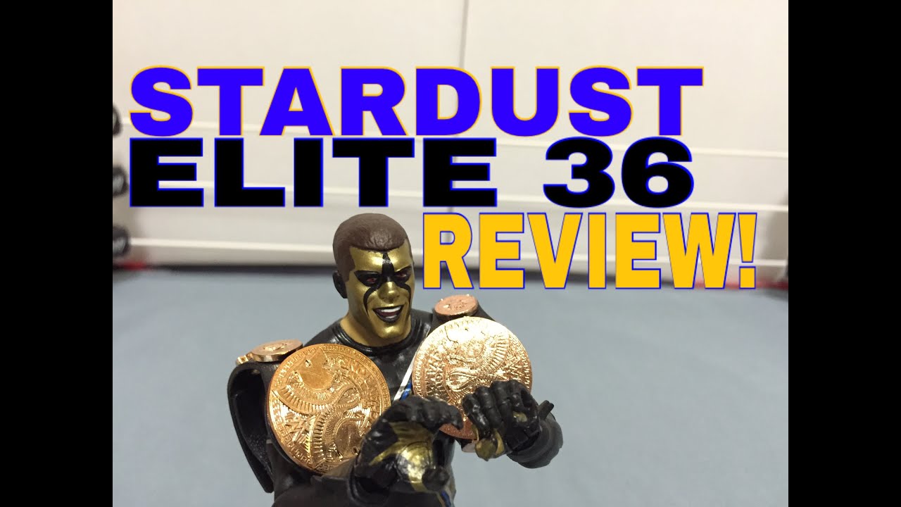 WWE Elite Superstars Series 36 Review - Stardust - YouTube