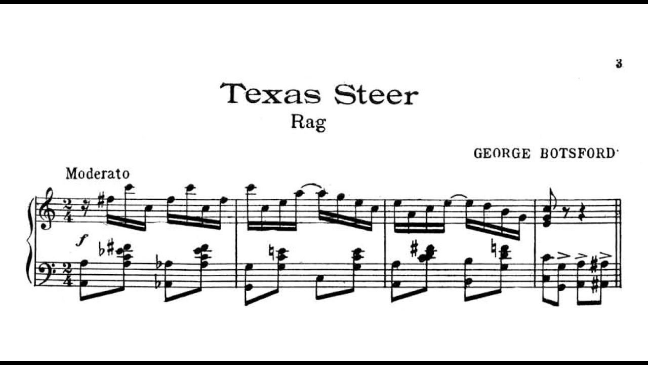 George Botsford - Texas Steer Rag - YouTube
