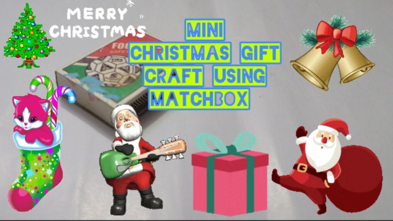 Mini Christmas Craft with Matchbox | DIY Christmas Craft From Matchbox ...