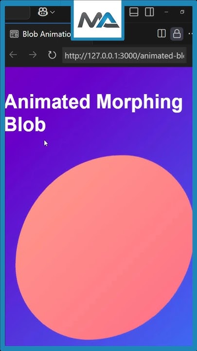 🌐 Create a Blob Animation in 60 Seconds! ⏱️ (HTML, CSS) #shorts - YouTube