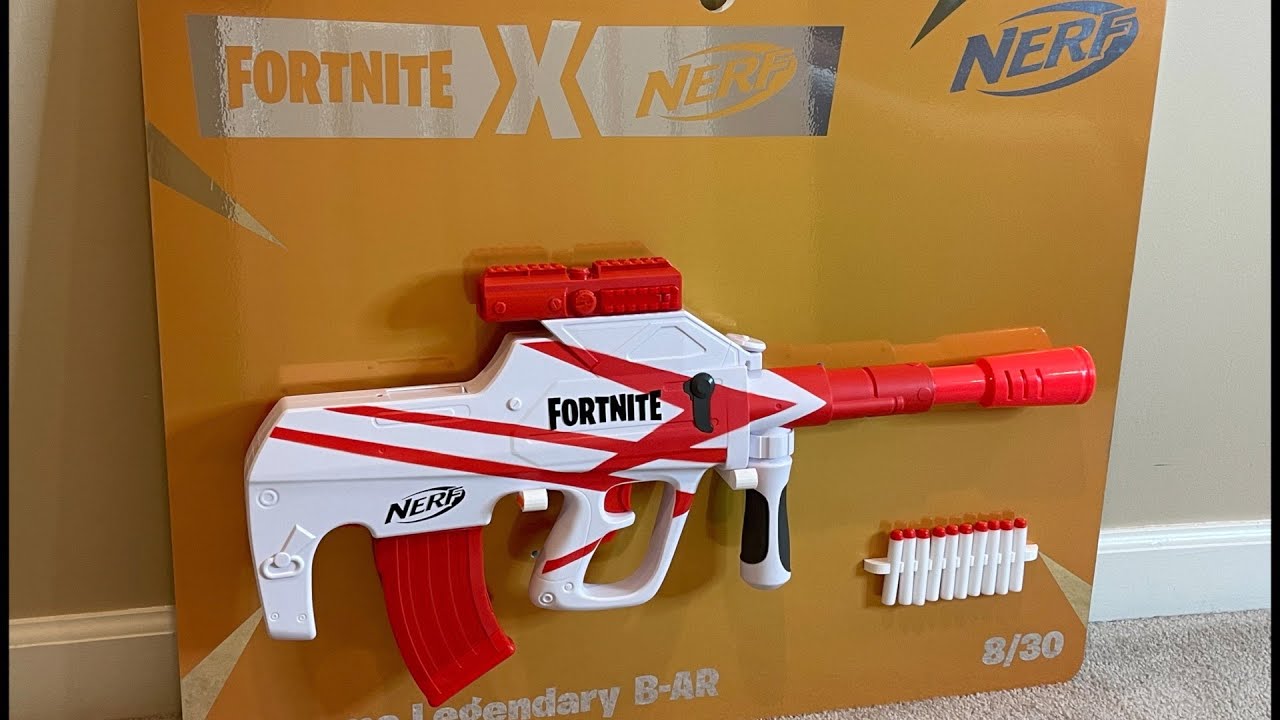 NERF Fortnite B-AR UNBOXING (SPECIAL GIFT FROM HASBRO) - YouTube