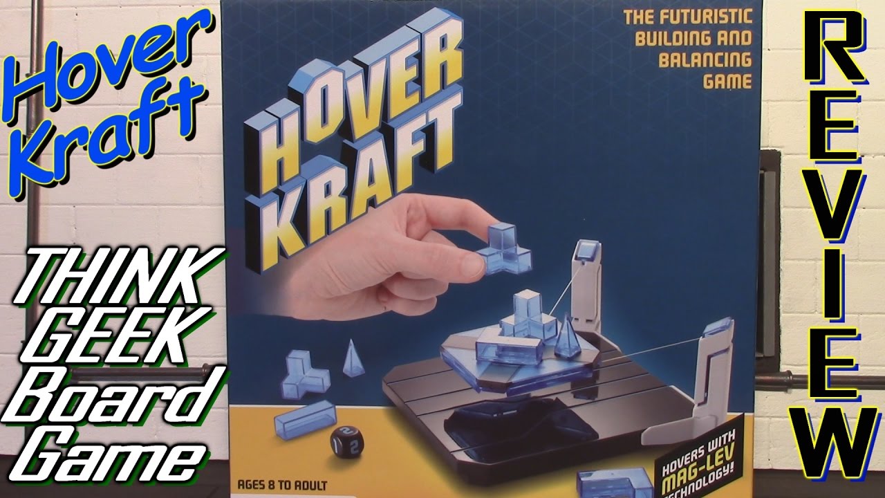 THINK GEEK, Hover Kraft Game Review - YouTube