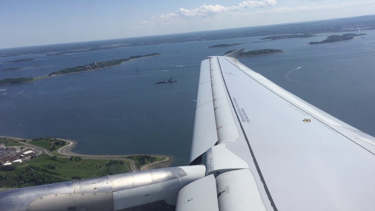 jetBlue A320 Takeoff from Boston (BOS) - YouTube