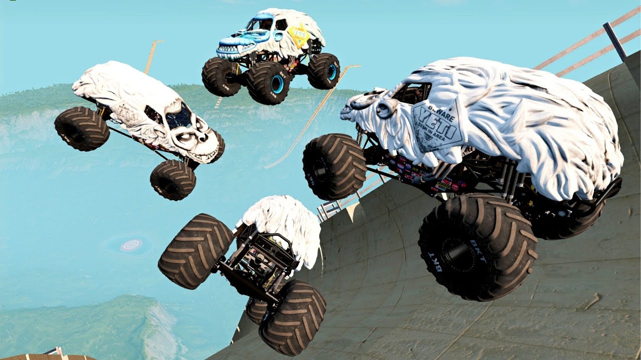 YETI Monster Jam VS tag games Big Ramp Decent and Destruction ...
