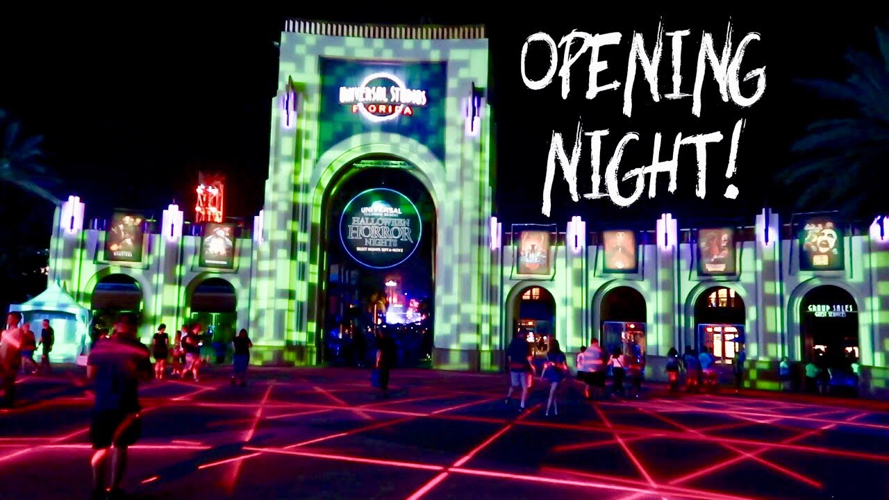 HHN 29 Opening Night! Halloween Horror Nights 29 Opening Night! - YouTube