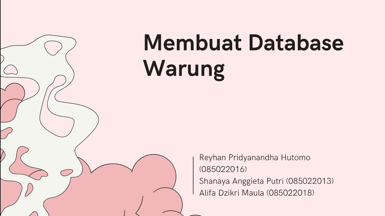 MEMBUAT DATABASE WARUNG CMD MARIADB - YouTube