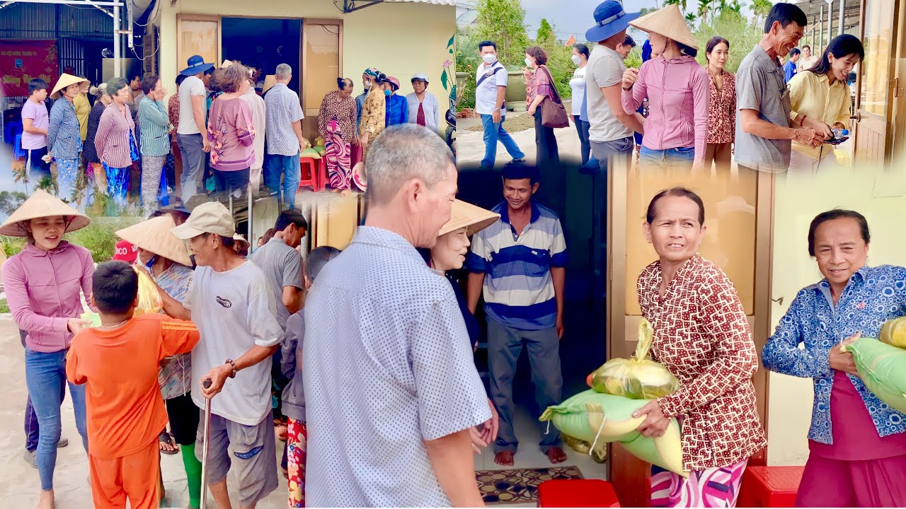 Cả Nhà Cùng Cô Chú Mạnh Thường Quân Phát 100 Phần Quà Cho Bà Con Ở Cù ...