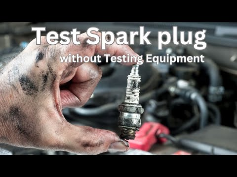 How to Test a Spark plug without testing equipment. (Lawn mower Spark plugs)  (by Craig Kirkman)