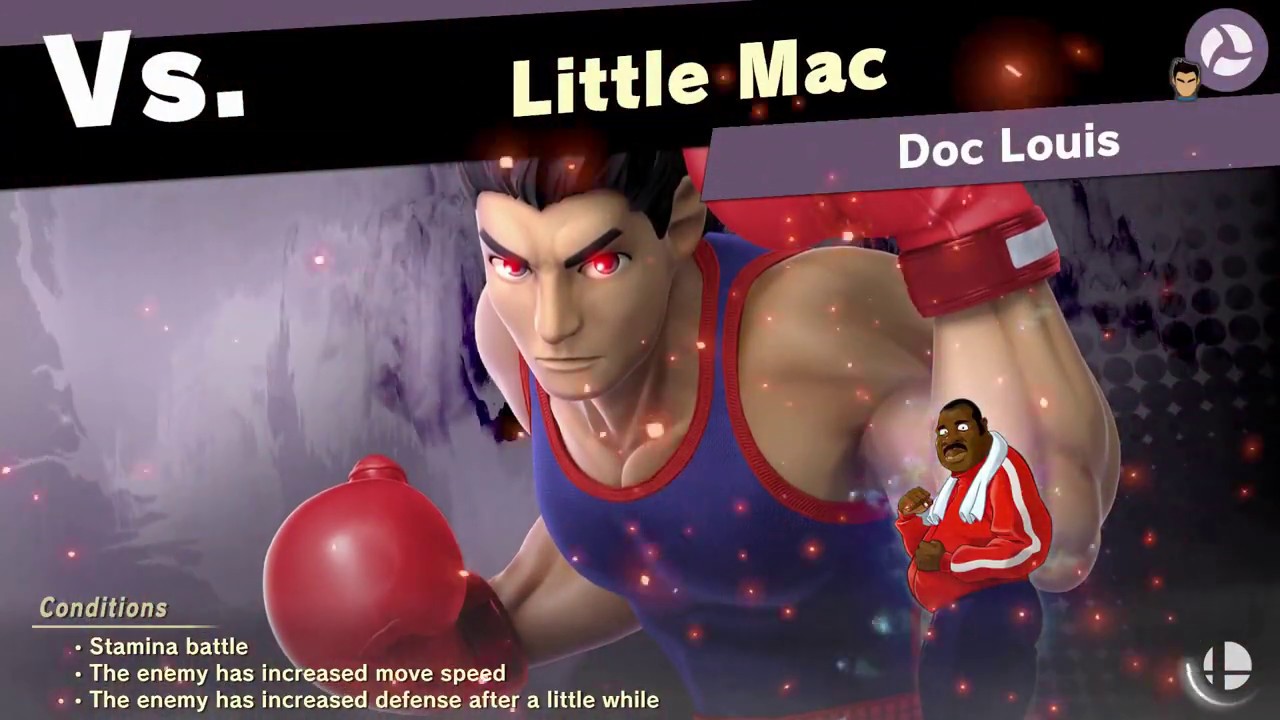 Super Smash Bros Ultimate Adventure Mode Vs Little Mac (Doc Louis ...