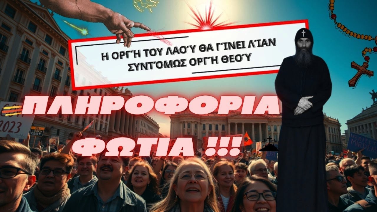 Πληροφορία ΦΩΤΙΑ !!! | Η Οργή του λαού θα γίνει λίαν συντόμως Οργή Θεού ...