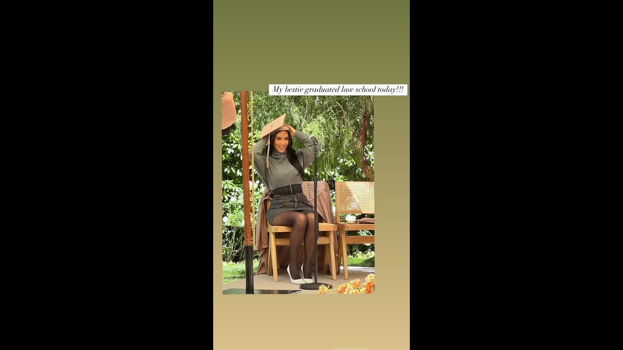 Kim Kardashian Graduates from Law School After 6 Years of Studying ...