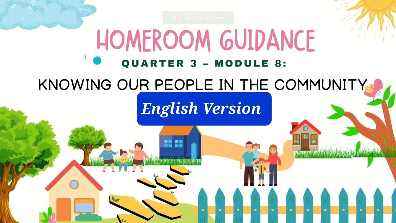 Homeroom Guidance | Grade 2 | Quarter 3 Module 8 | Week 3 | Knowing Our ...