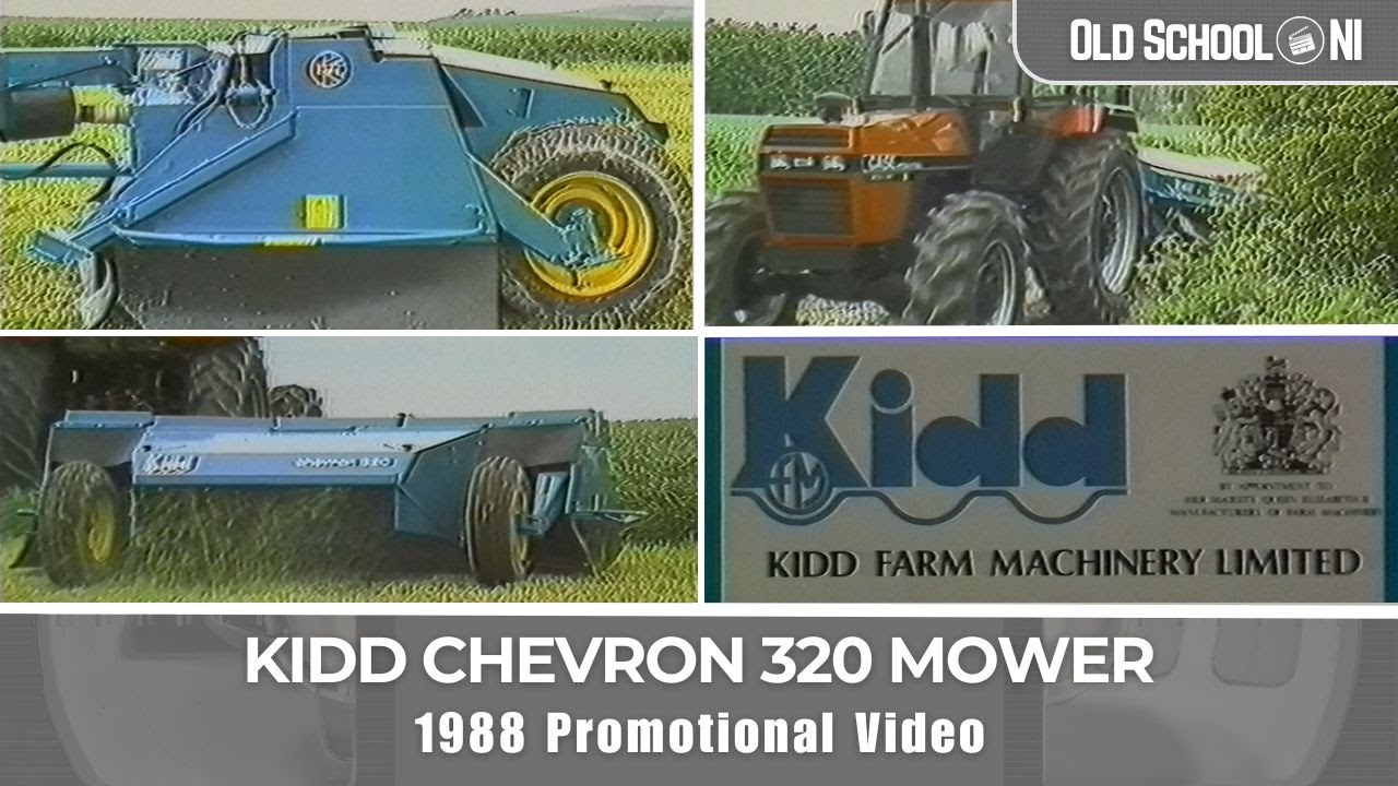 Kidd Engineering Chevron 320 Mower Conditioner (1988 Promotional Video ...