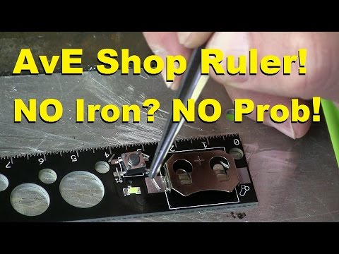 AvE Shop Ruler: AKA How to Solder WITHOUT a Sodding Iron! - YouTube