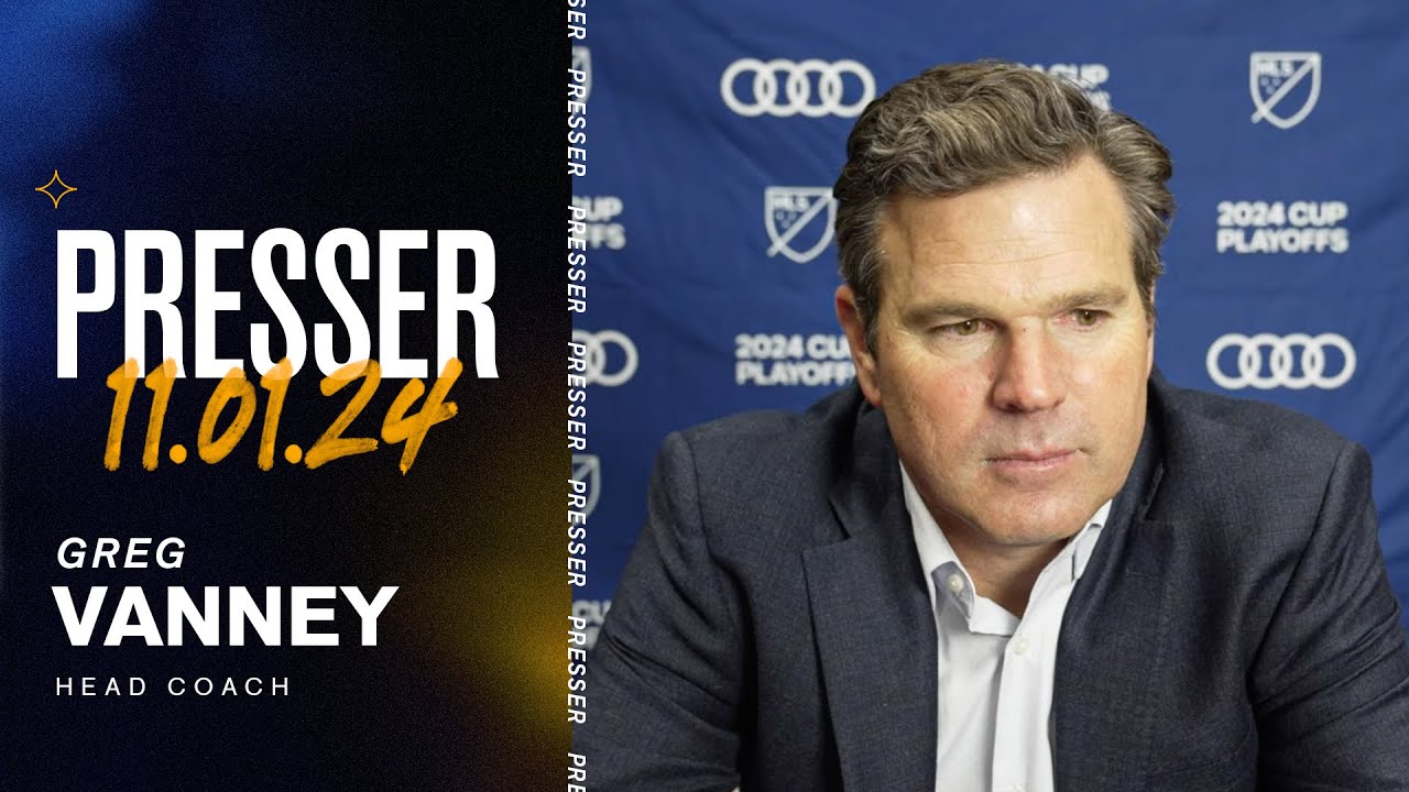 Greg Vanney, Post-Match Presser | 11.1.24 - YouTube