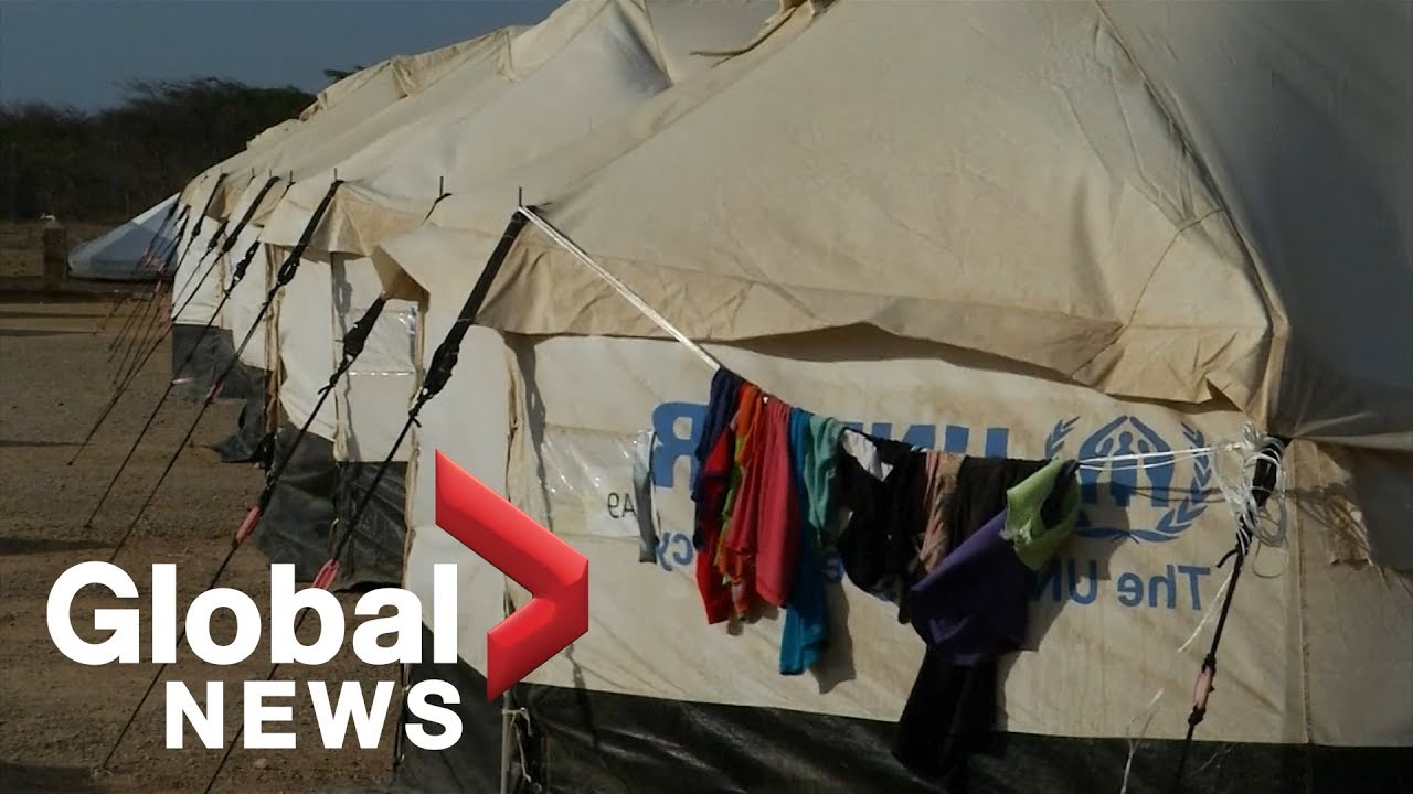 UN camp offers temporary respite for Venezuelan migrants - YouTube
