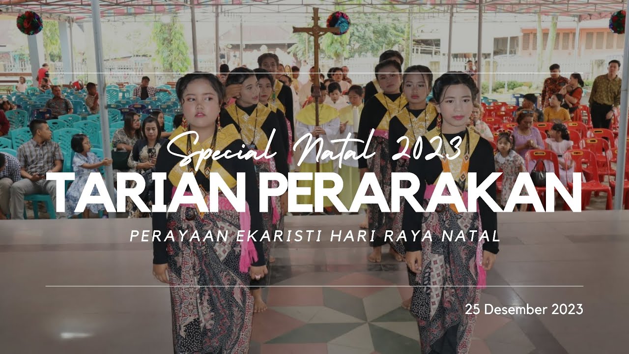 Tarian Perarakan Perayaan Hari Raya Natal 2023 - YouTube