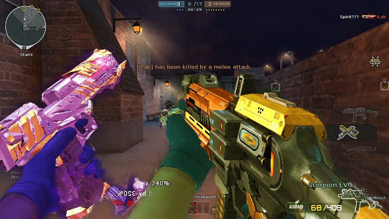 Crossfire NA 2.0 : Scorpion EVO3A1 - Ambition - Hero Mode X - Zombie V4 ...