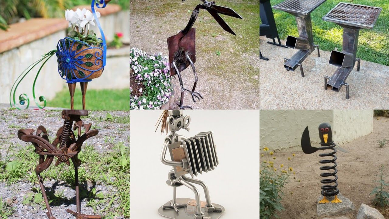 Most Amazing scrap metal project ideas#3 | metal sculpture crafts ...