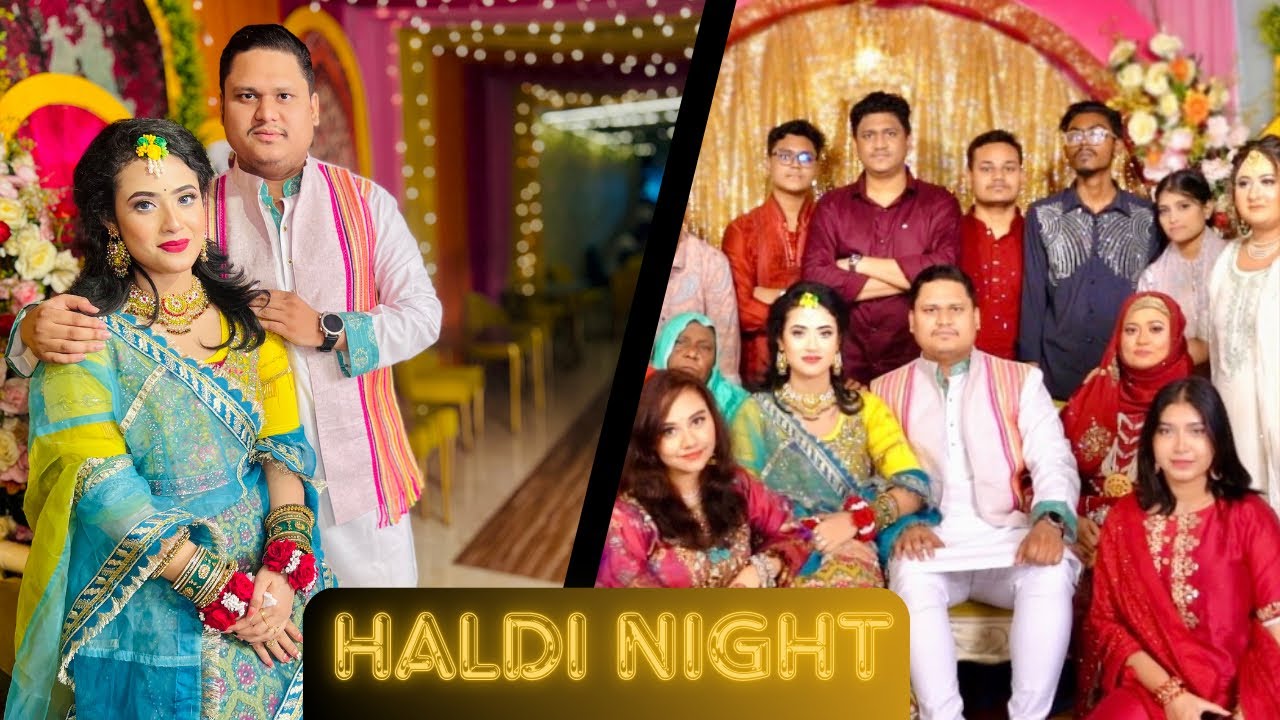 Haldi Night of Imtiaz and Mimi - YouTube