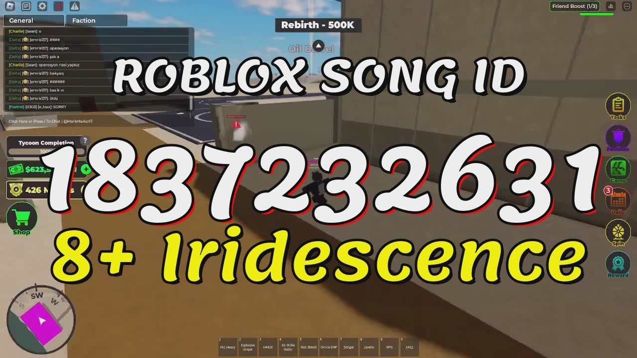 8+ Iridescence Roblox Song IDs/Codes - YouTube