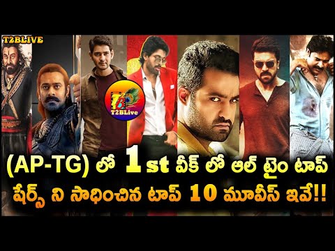 (AP-TG) లో 1st వీక్ లో టాప్ 10 మూవీస్ ఇవే.!| Tollywood AP TG 7 Days ...