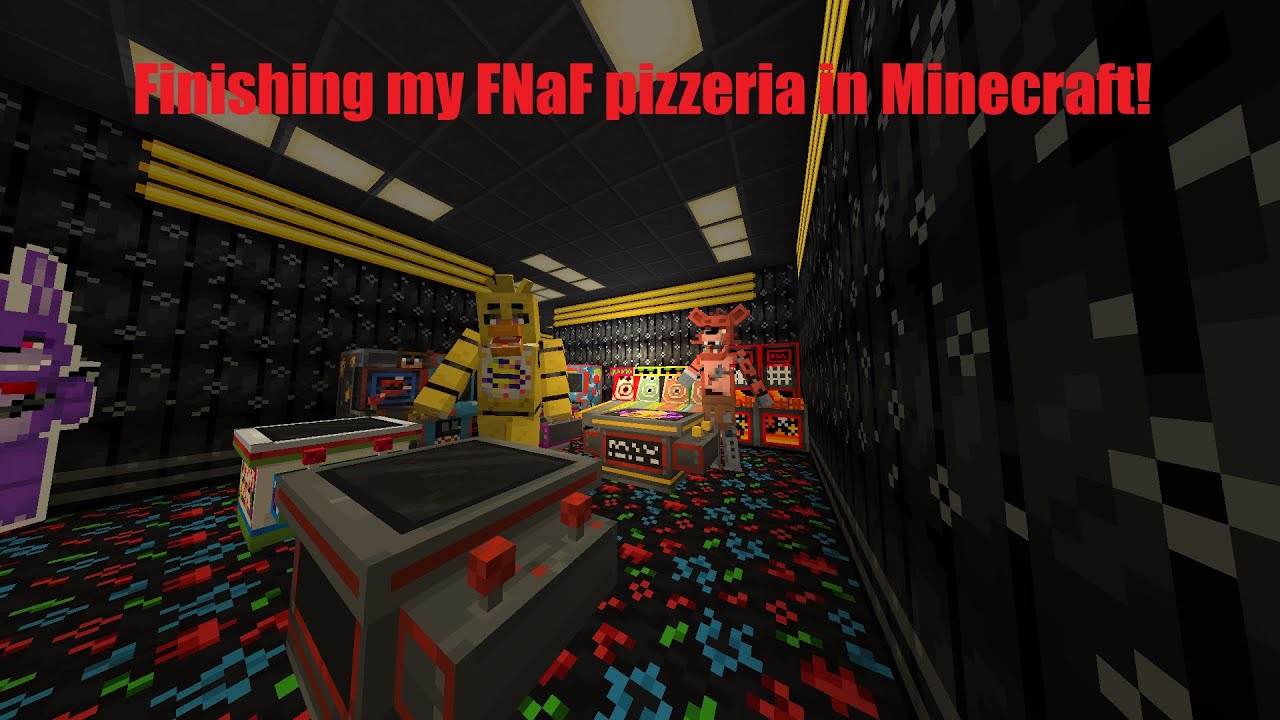 Finishing my FNaF pizzeria in Minecraft! | FNaF Management Wanted Mod ...