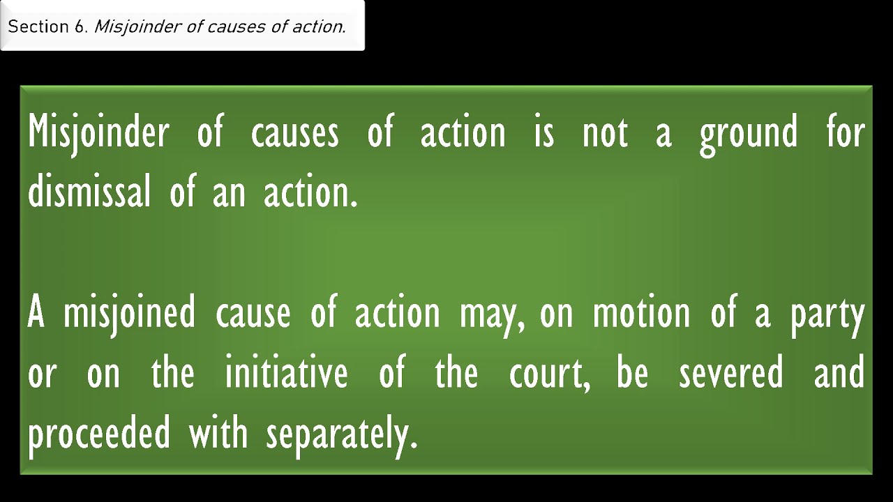 RULES OF COURT 2019 Rules Of Civil Procedure Rule 2 Cause Of Action rules-of-court-2019-rules-of-civil-procedure-rule-2-cause-of-action