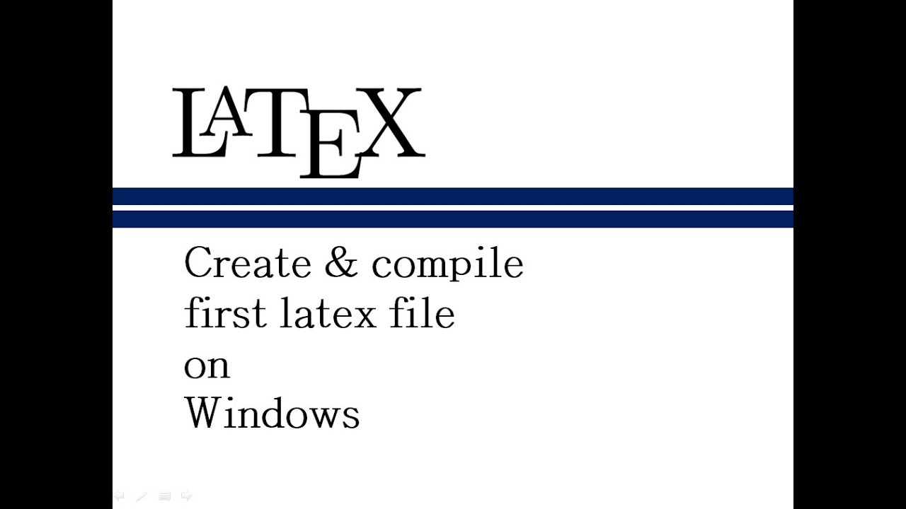 How to create a Latex file in TextnicCenter (Latex Editor) on Windows ...