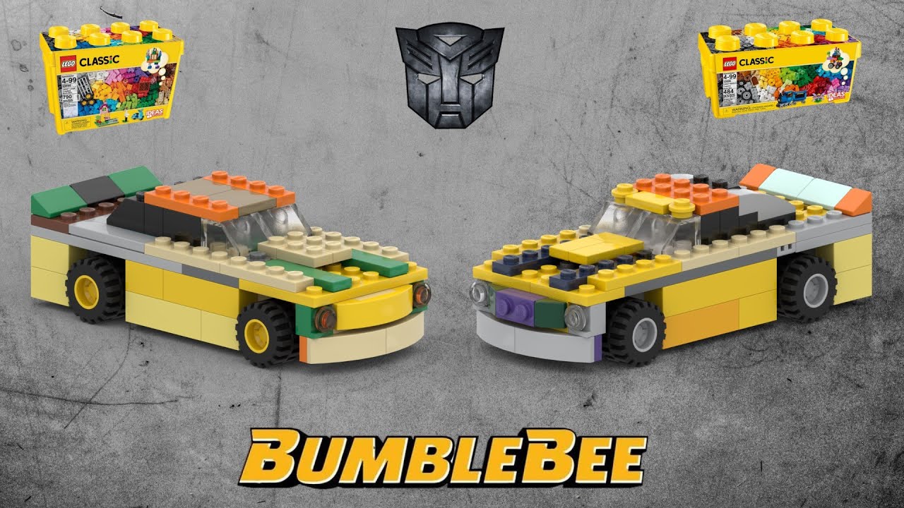 Bumblebee Car Chevrolet Camaro Transformers Lego classic 10696 vs 10698 ...