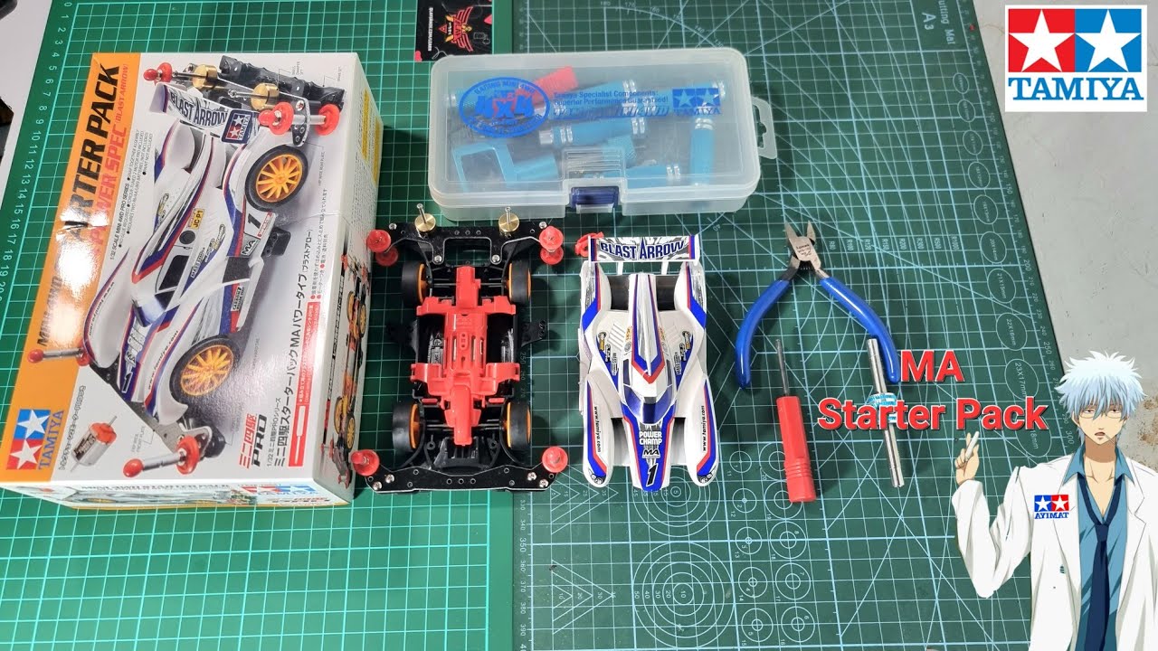 TAMIYA MA Starter Pack Blast Arrow | Unboxing & Rakit - YouTube