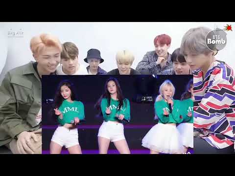 BTS Reaction To Nancy Momoland Dance Video 