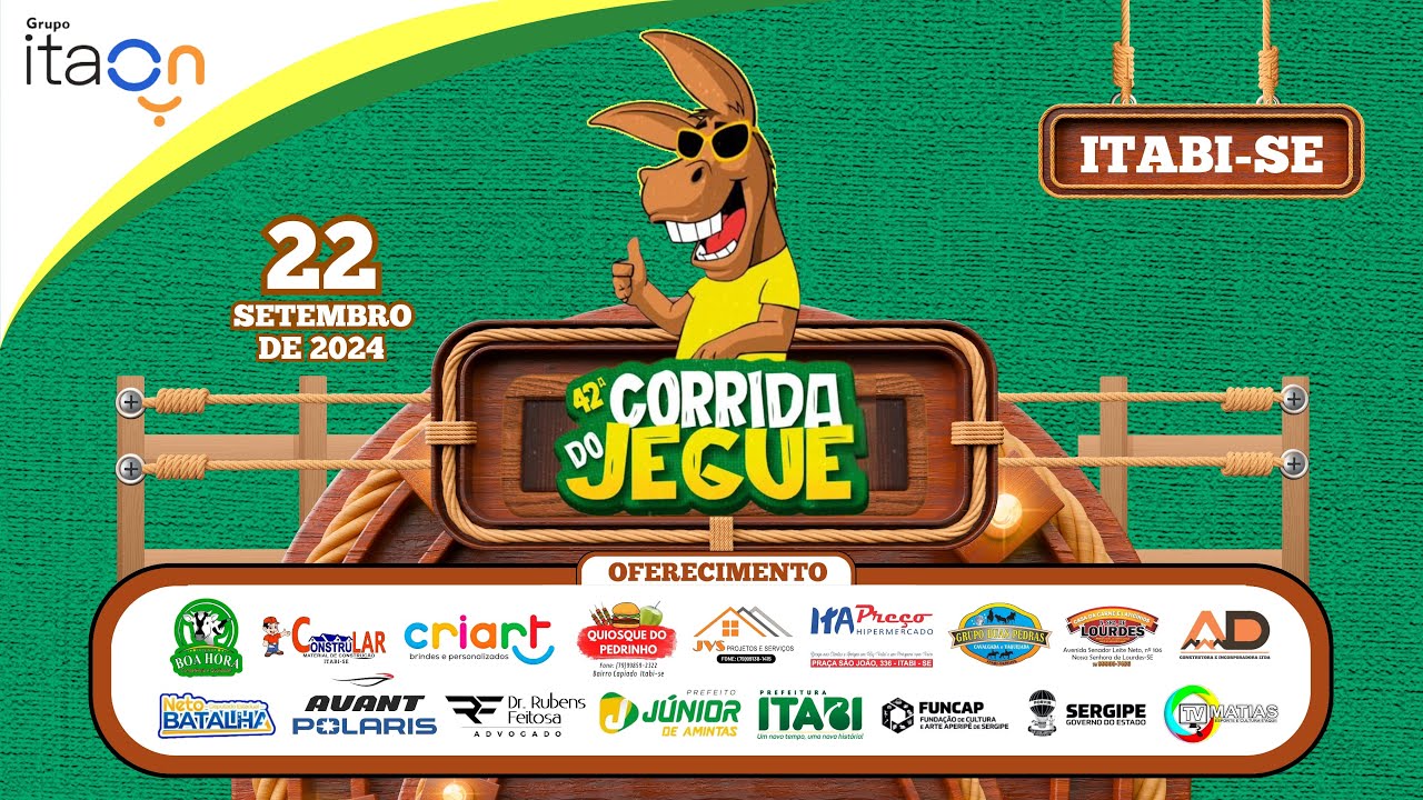 CORRIDA DE JEGUE DE ITABI-SE 2024 - YouTube