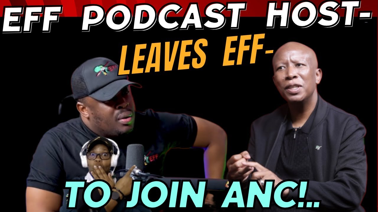 EFF PODCAST HOST TITUS LEAVES MALEMA. #cyrilramaphosa #juliusmalema # ...