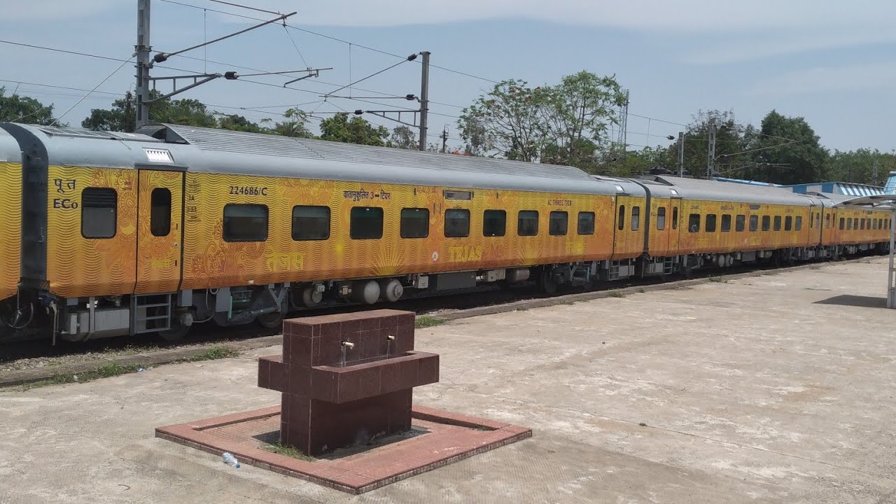 Tejas Express livery first time in Odisha very soon Bhubaneswar ...