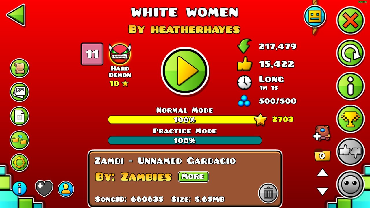 Geometry Dash - White Woman - GDDP - YouTube