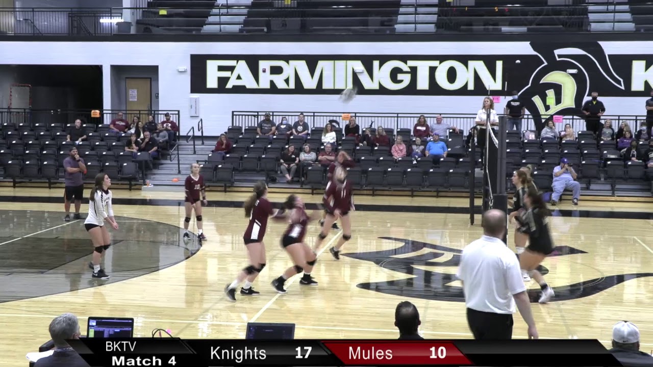 9-28-20 Farmington Knights Volleyball Vs Poplar Bluff - YouTube