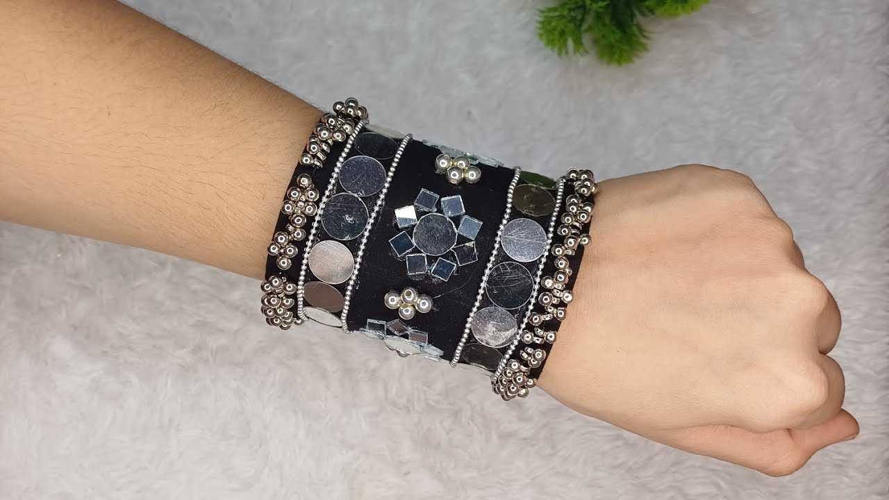 Diy handcuff (tutorial)kada #diy #diyideas #navratri #navratrispecial # ...