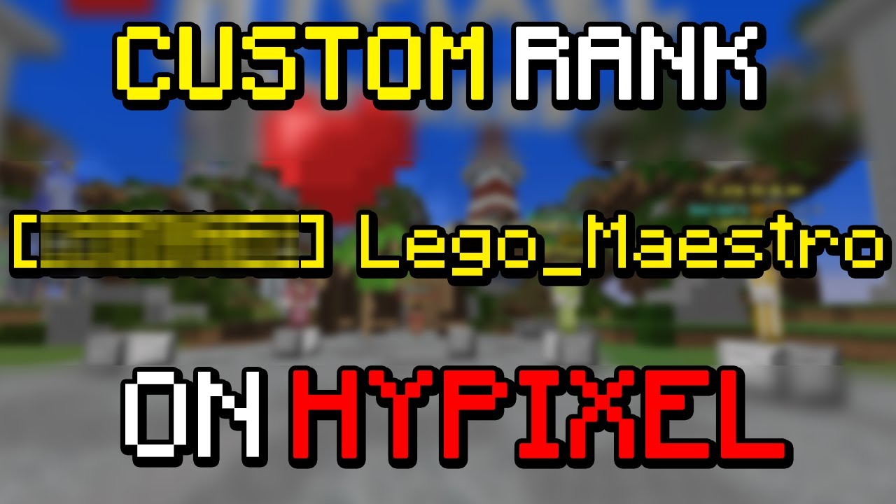 I got a CUSTOM RANK...Dragoon, Manhal IQ, FurballTheHammy | Hypixel ...