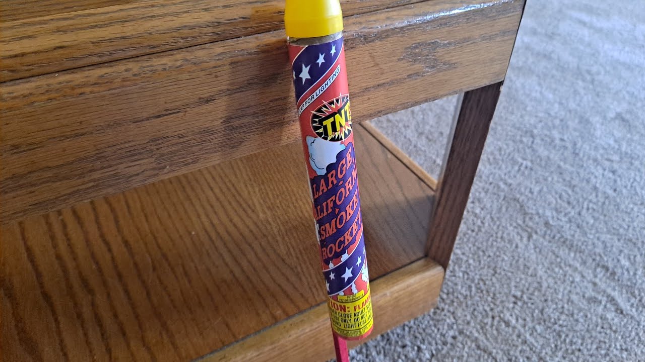 TNT - Large California Smoke Rocket - YouTube