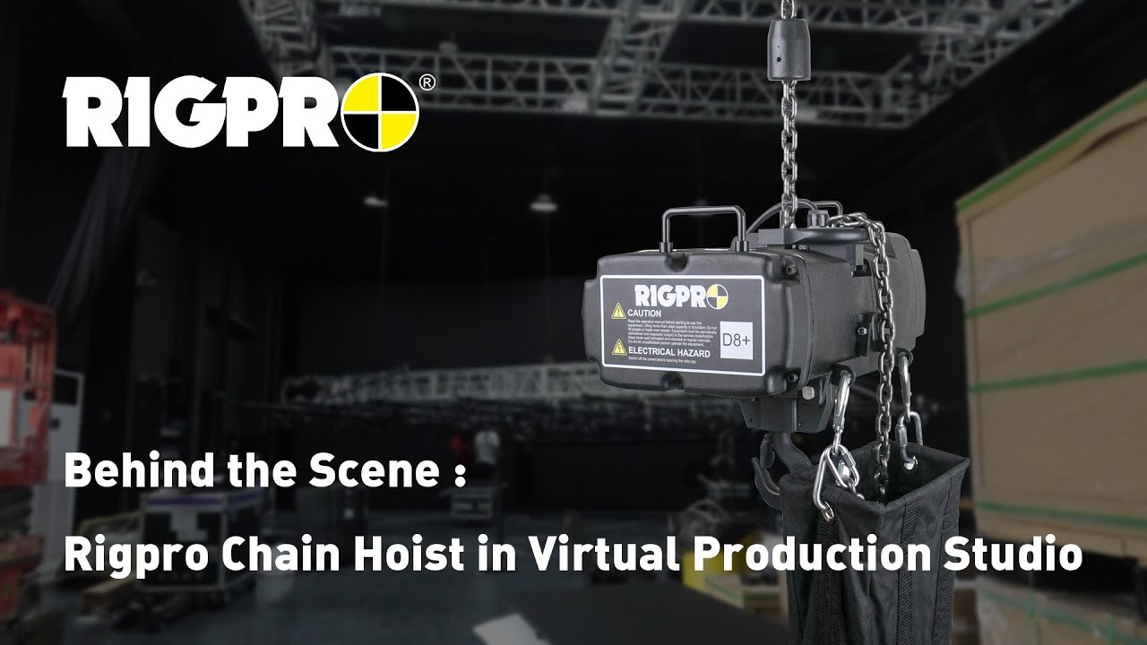 Behind the Scene: Rigpro Chain Hoist in Virtual Production Studio - YouTube